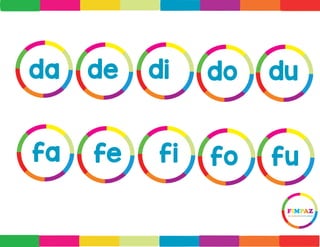 BINGO silabas trabadas en POWERPOINT