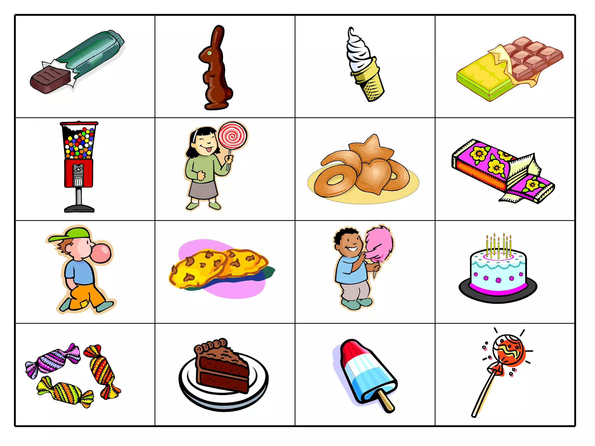 Bingo "Sweets &Candy" | PPT | Children\'s Games and Toys | Shopping