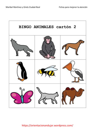 Bingo animales | PDF