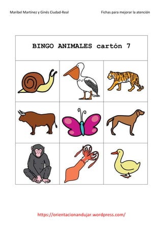 Bingo animales | PDF