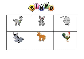 Bingo animales granja | PPT