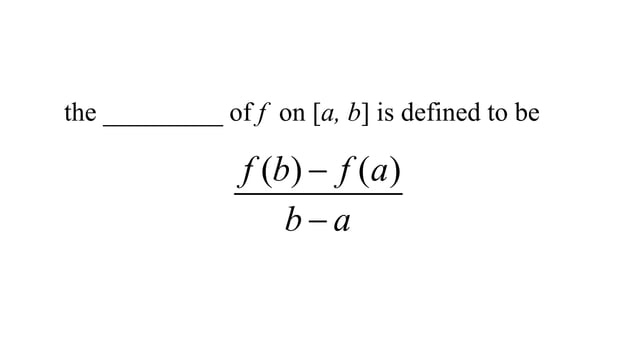 AP Calculus AB Theorems and Definitions | PPTX