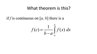 AP Calculus AB Theorems and Definitions | PPTX