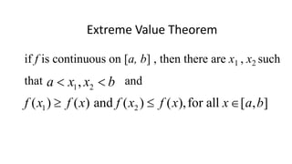 AP Calculus AB Theorems and Definitions | PPTX