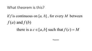 AP Calculus AB Theorems and Definitions | PPTX