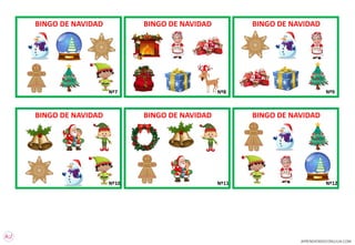 Bingo de navidad para imprimir | PDF