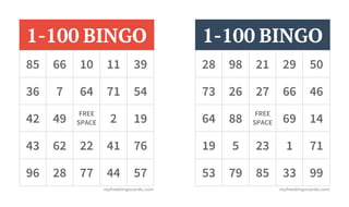 Bingo grid 2 | PDF