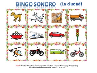 Bingo sonoro ciudad | PPT