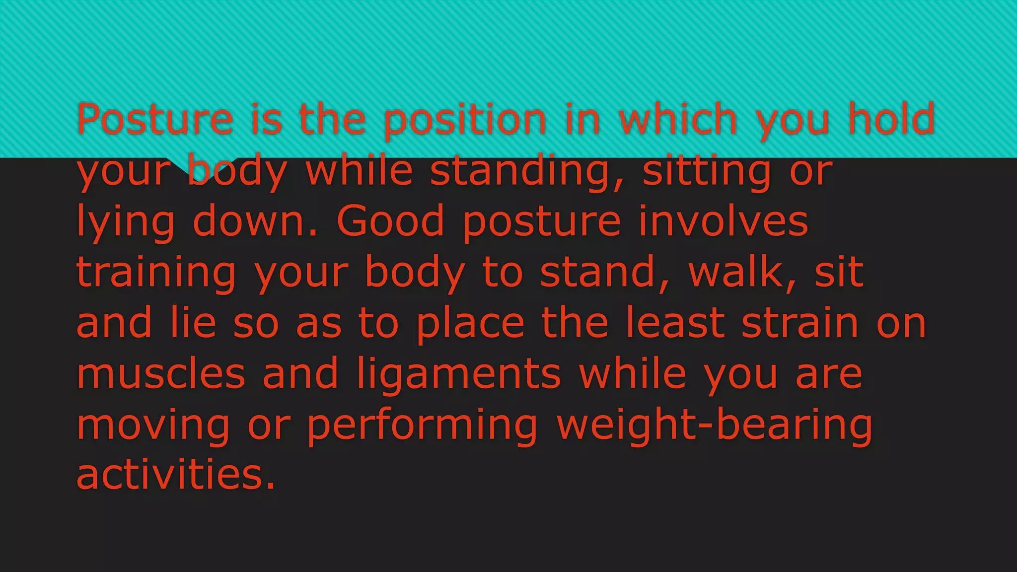 POSTURE | PPT