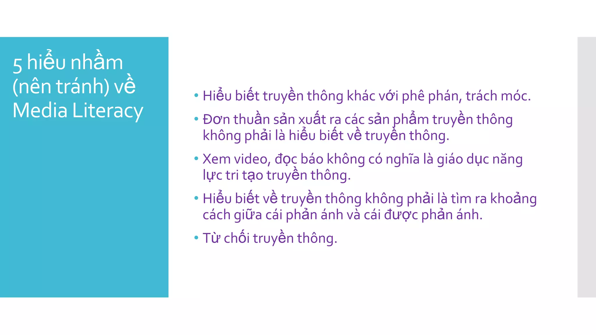 Media Literacy | PPT