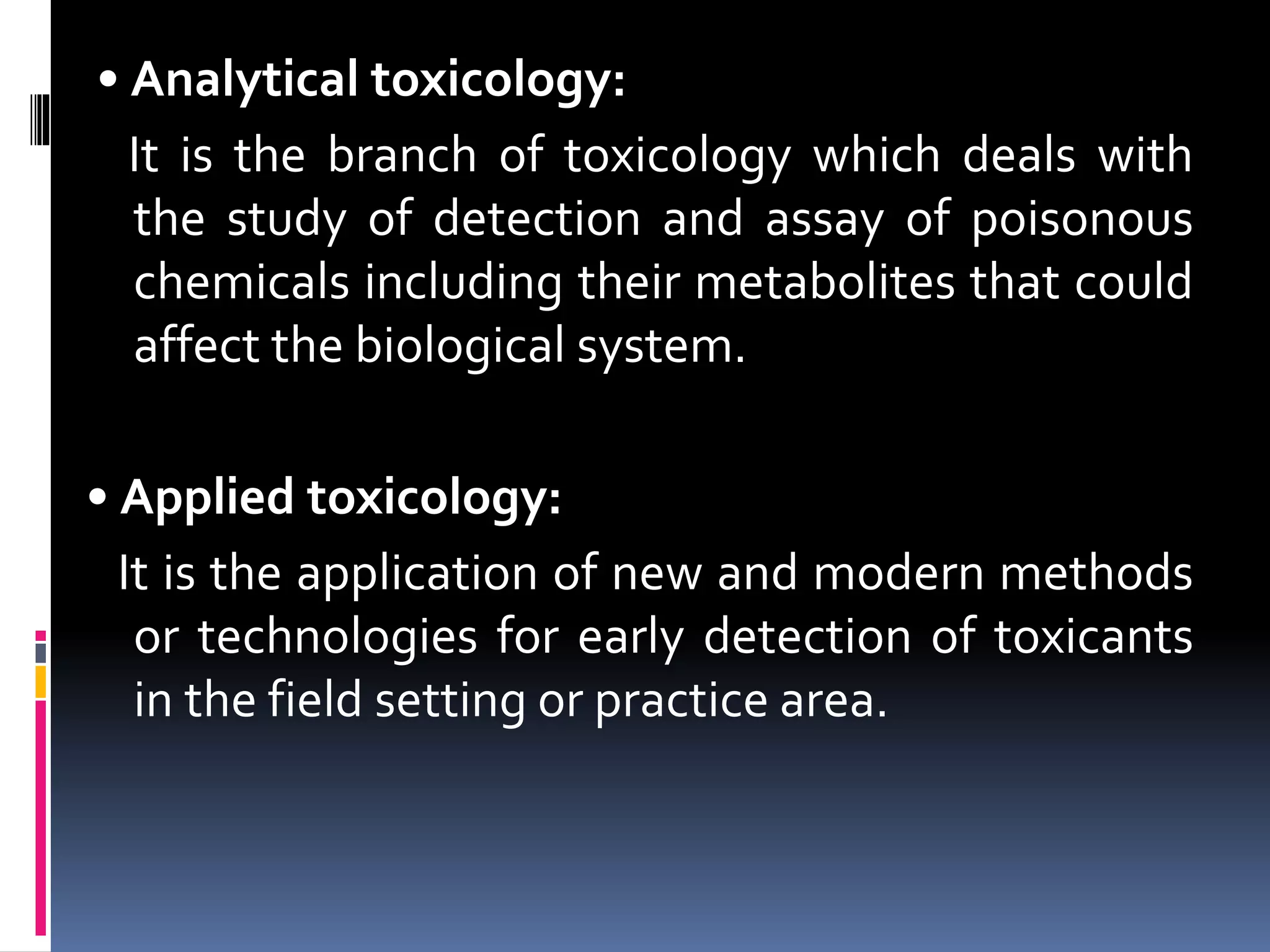 Toxicology ppt | PPTX