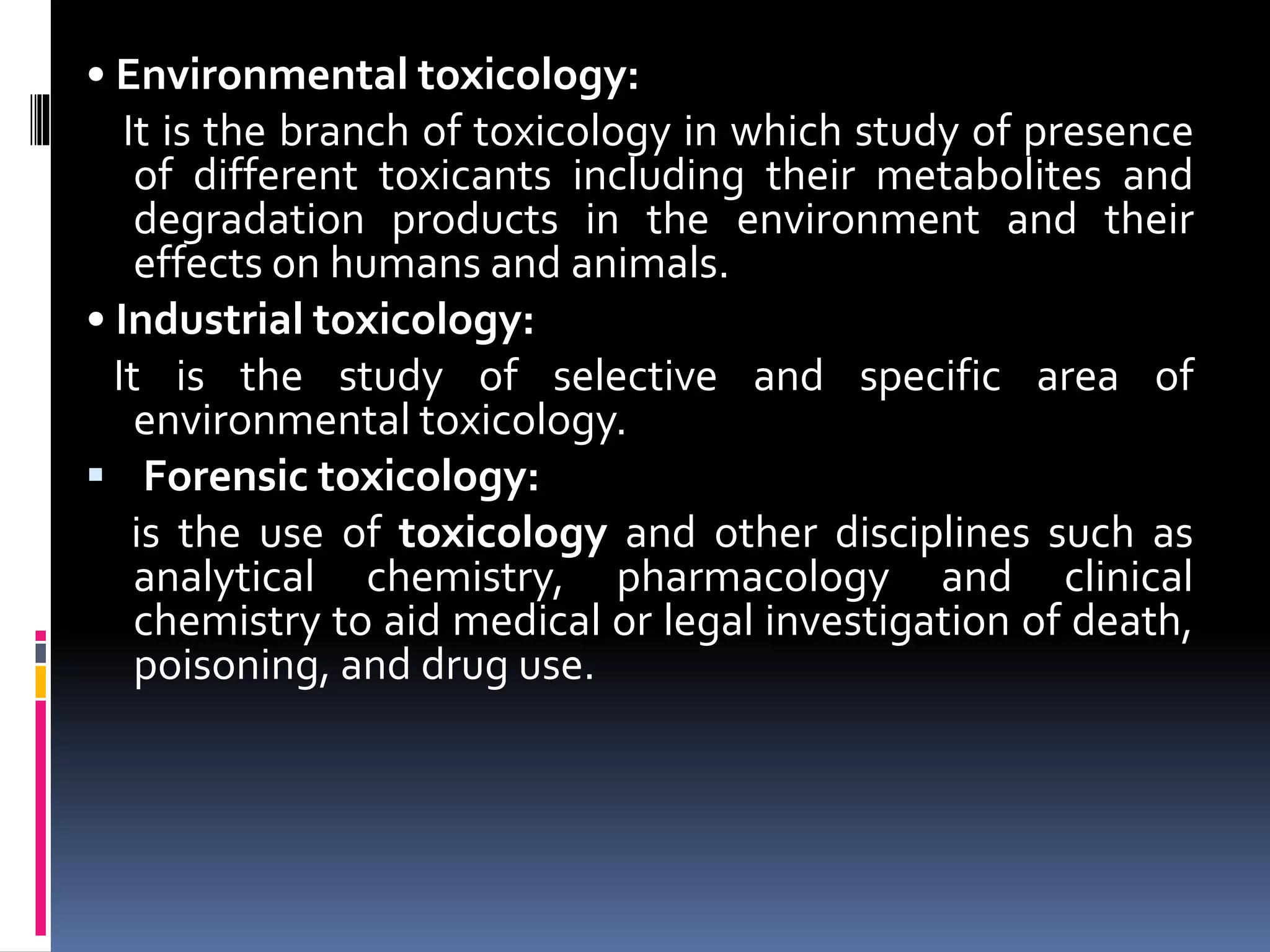 Toxicology ppt | PPTX