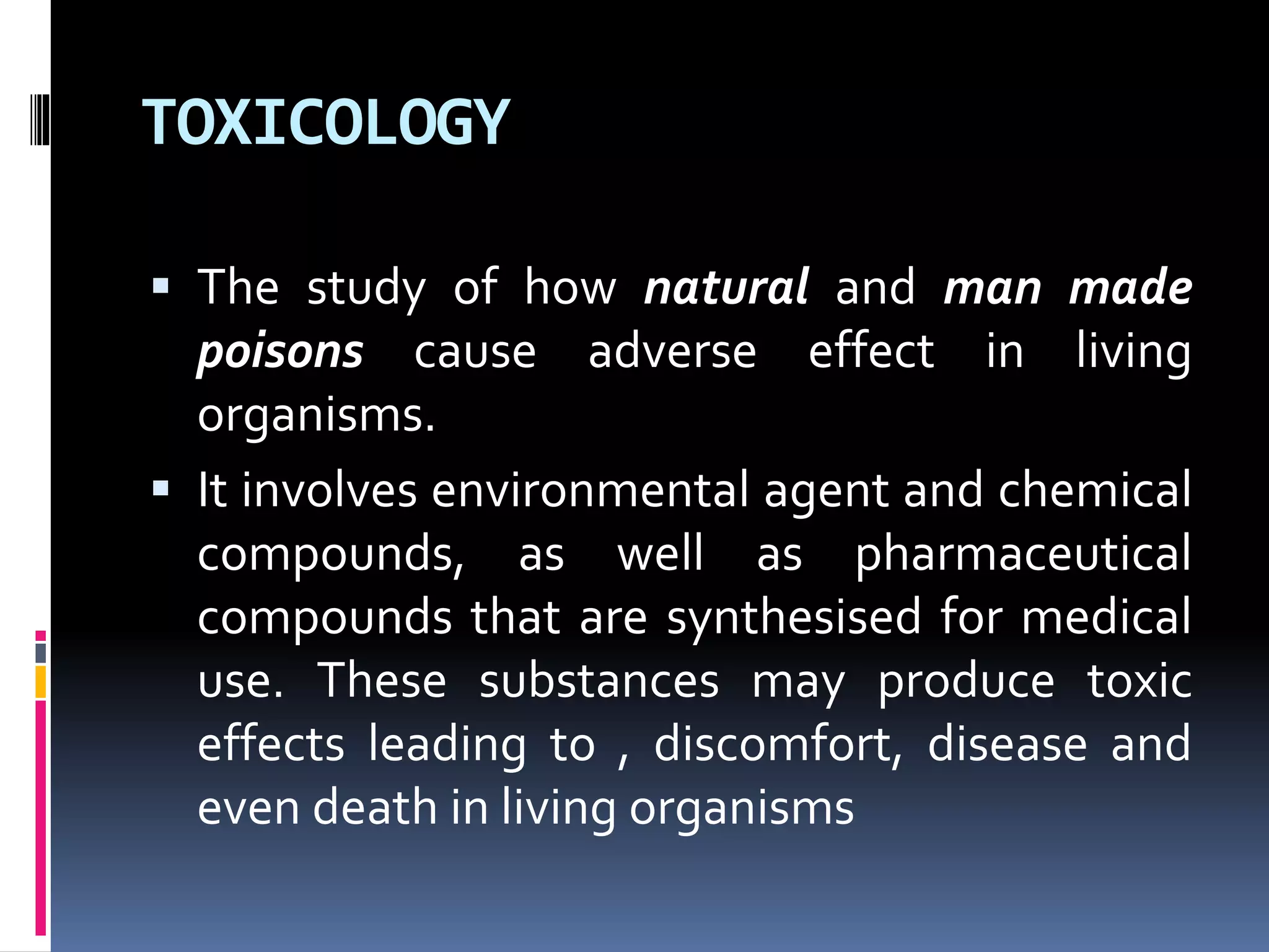 Toxicology ppt | PPT