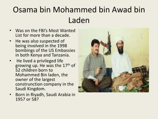 The Death of Osama Bin Laden | PPTX