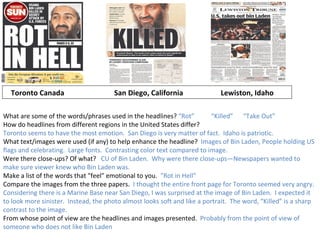 Bin laden example | PPT