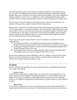 Binocular vision | PDF