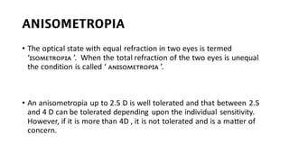 Binocular optical defects | PDF