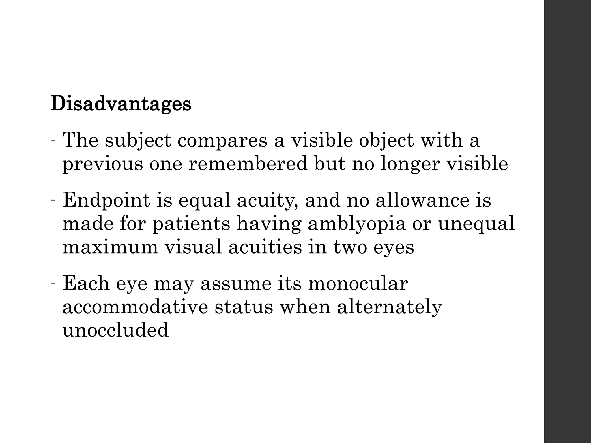 Binocular refraction techniques, binocular balancing & binocular | PPTX
