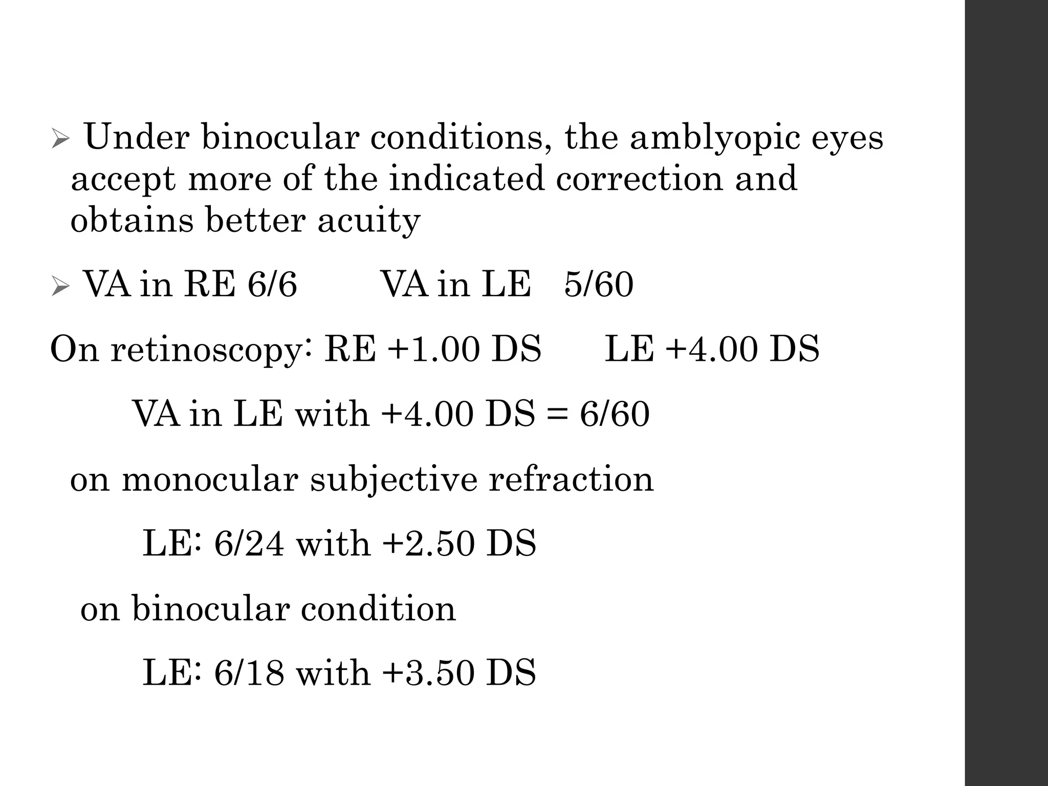 Binocular refraction techniques, binocular balancing & binocular | PPTX
