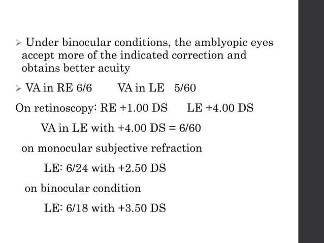 Binocular refraction techniques, binocular balancing & binocular | PPTX