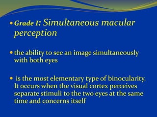 Binocular vision | PPTX