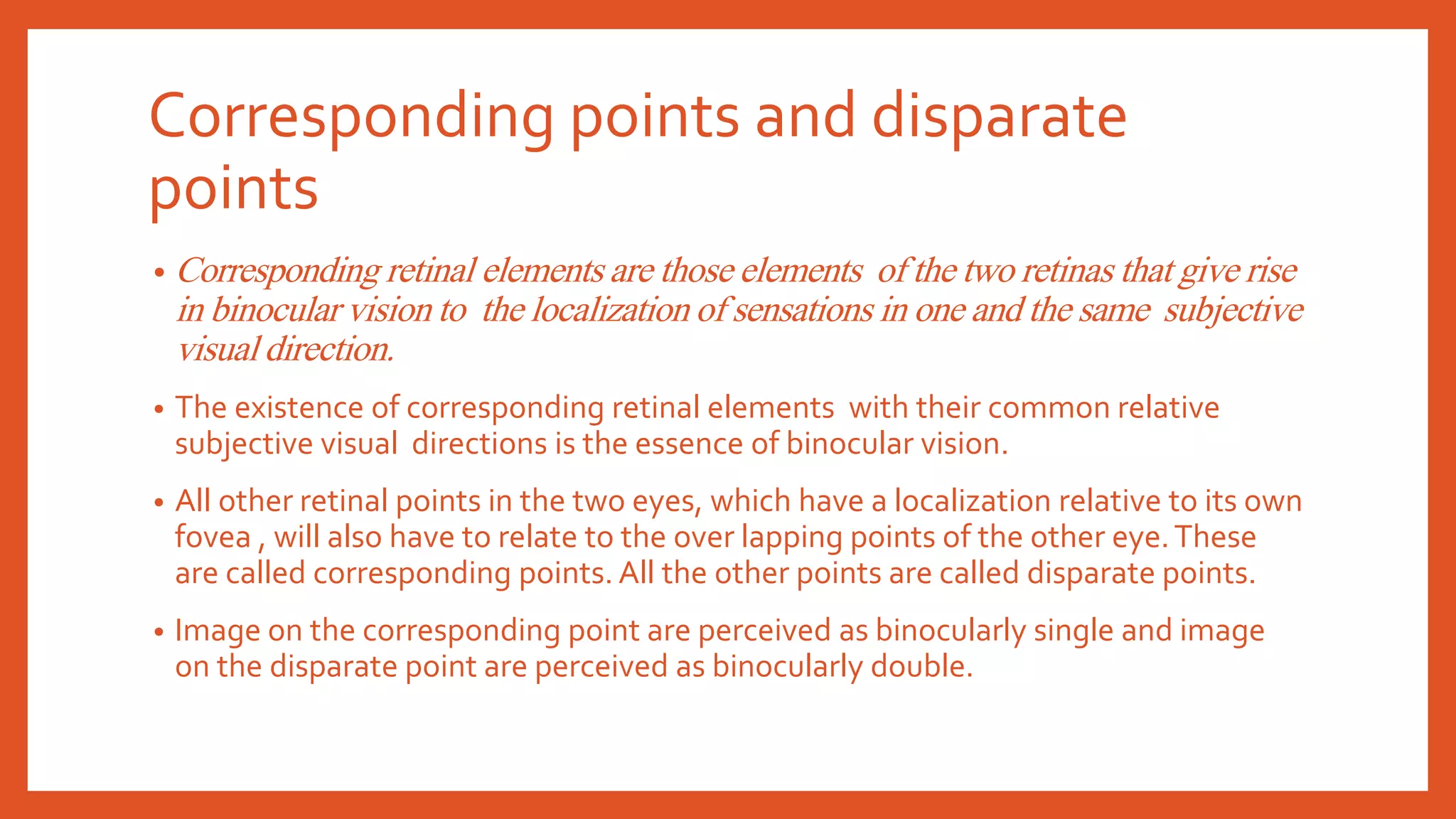 Binocular vision and space perception | PDF