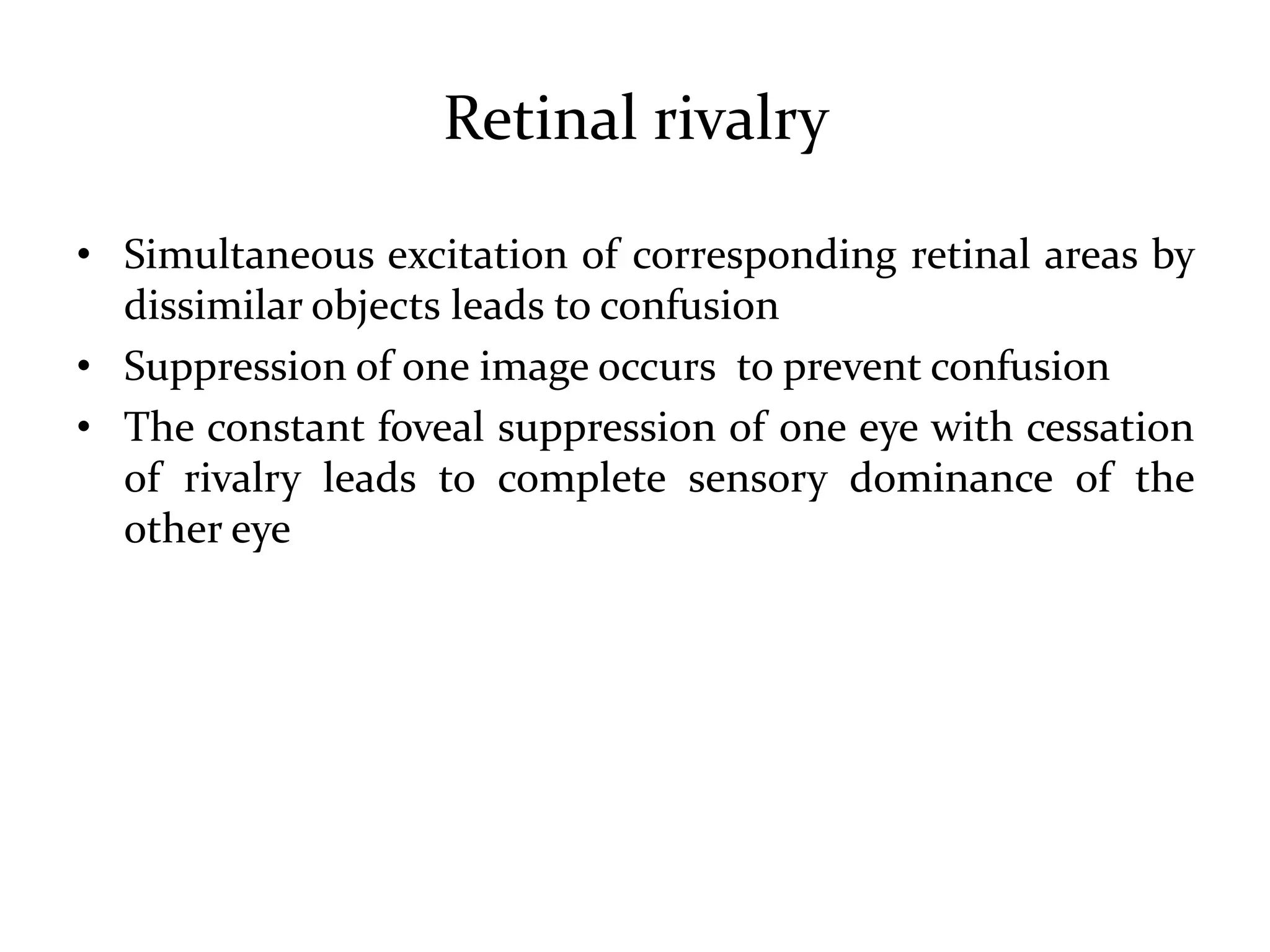 Binocular vision and stereopsis | PPTX