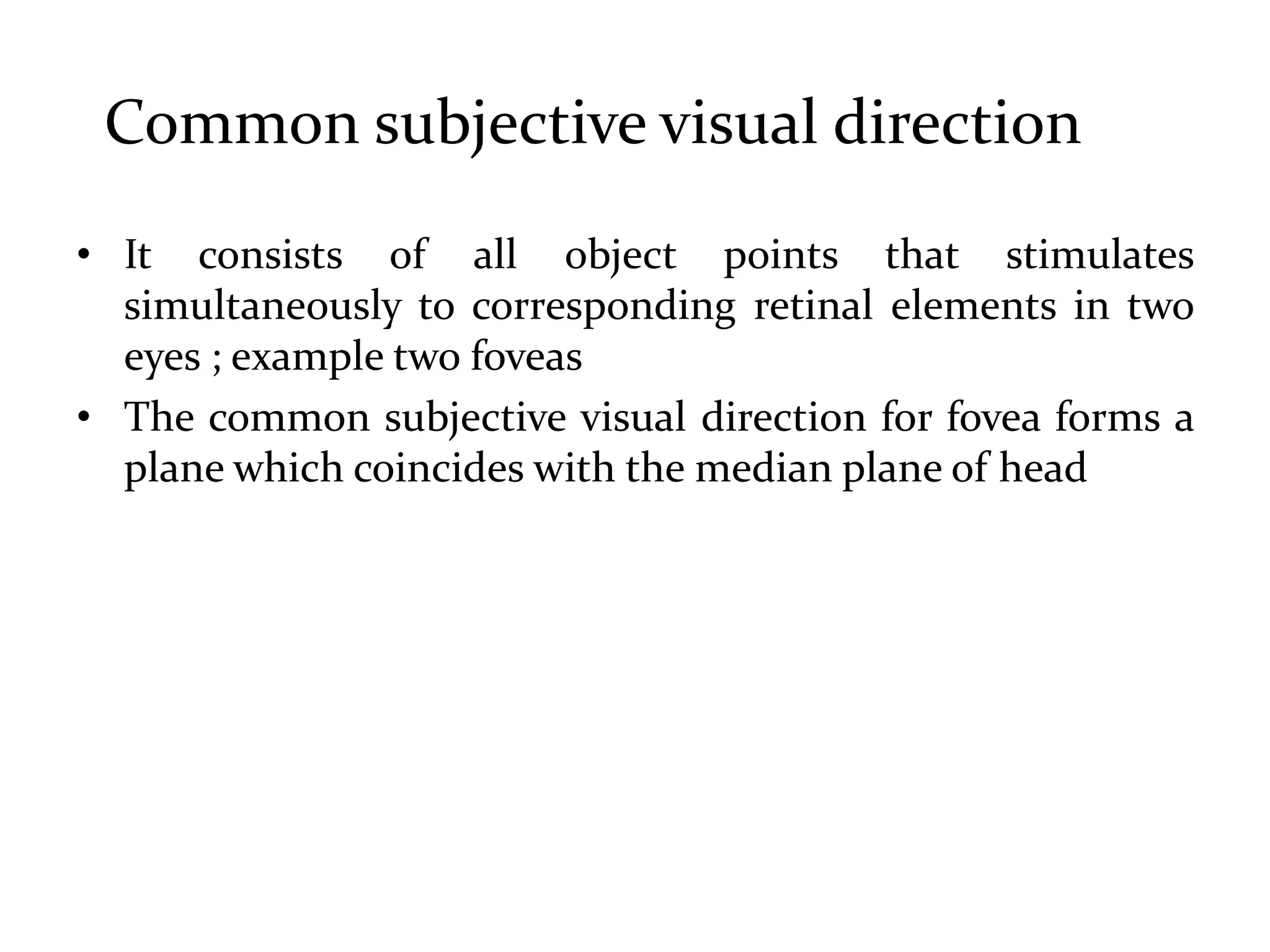 Binocular vision and stereopsis | PPTX