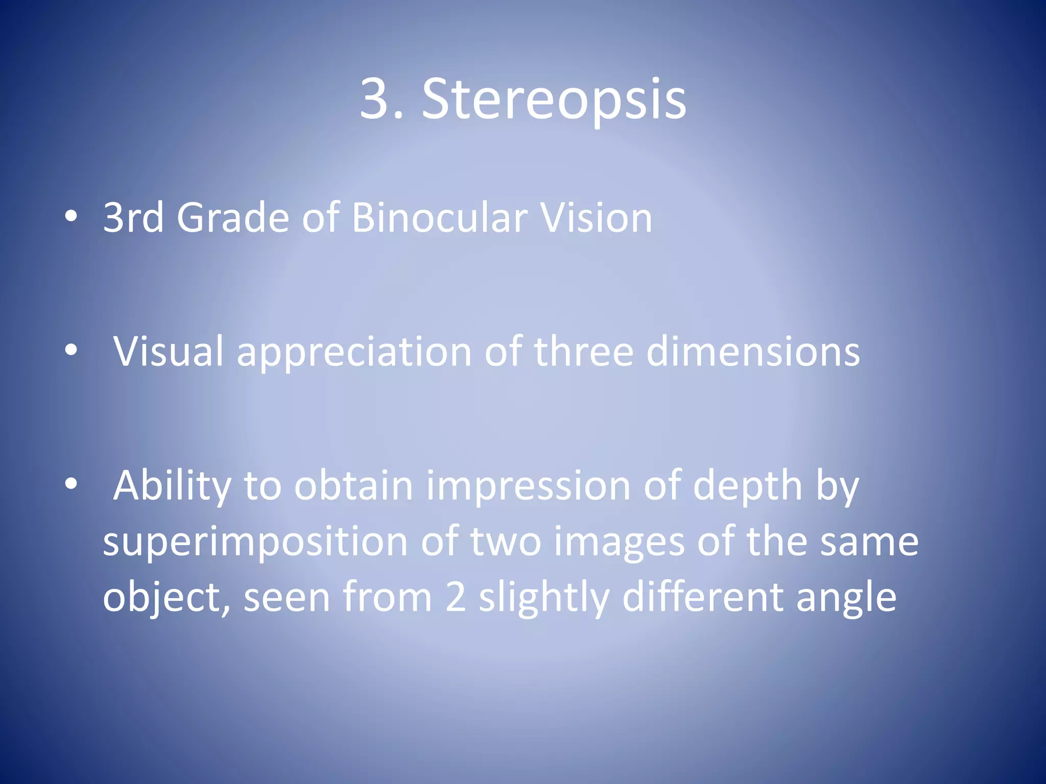 Binocular vision final | PPTX