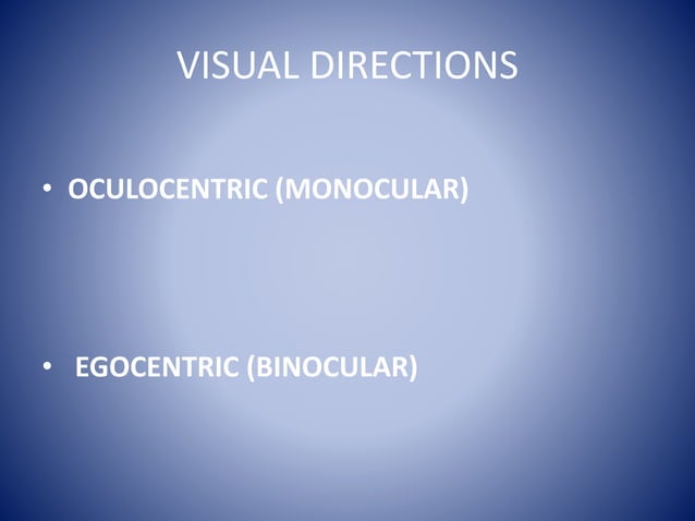 Binocular vision final | PPTX