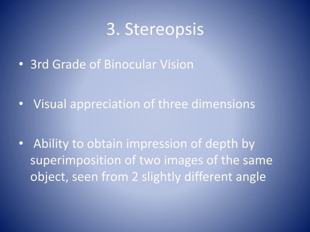Binocular vision final | PPTX