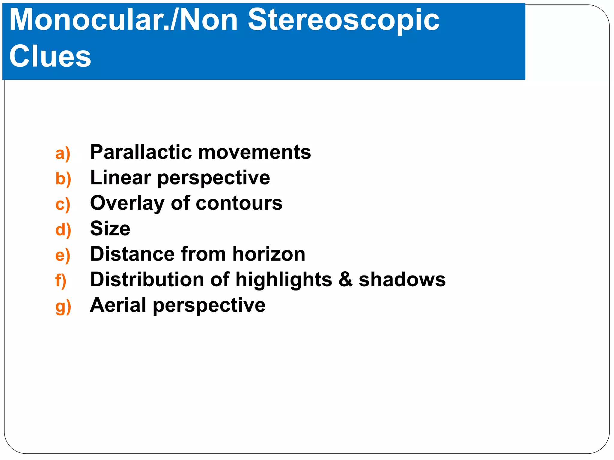 Binocular vision basics | PPTX