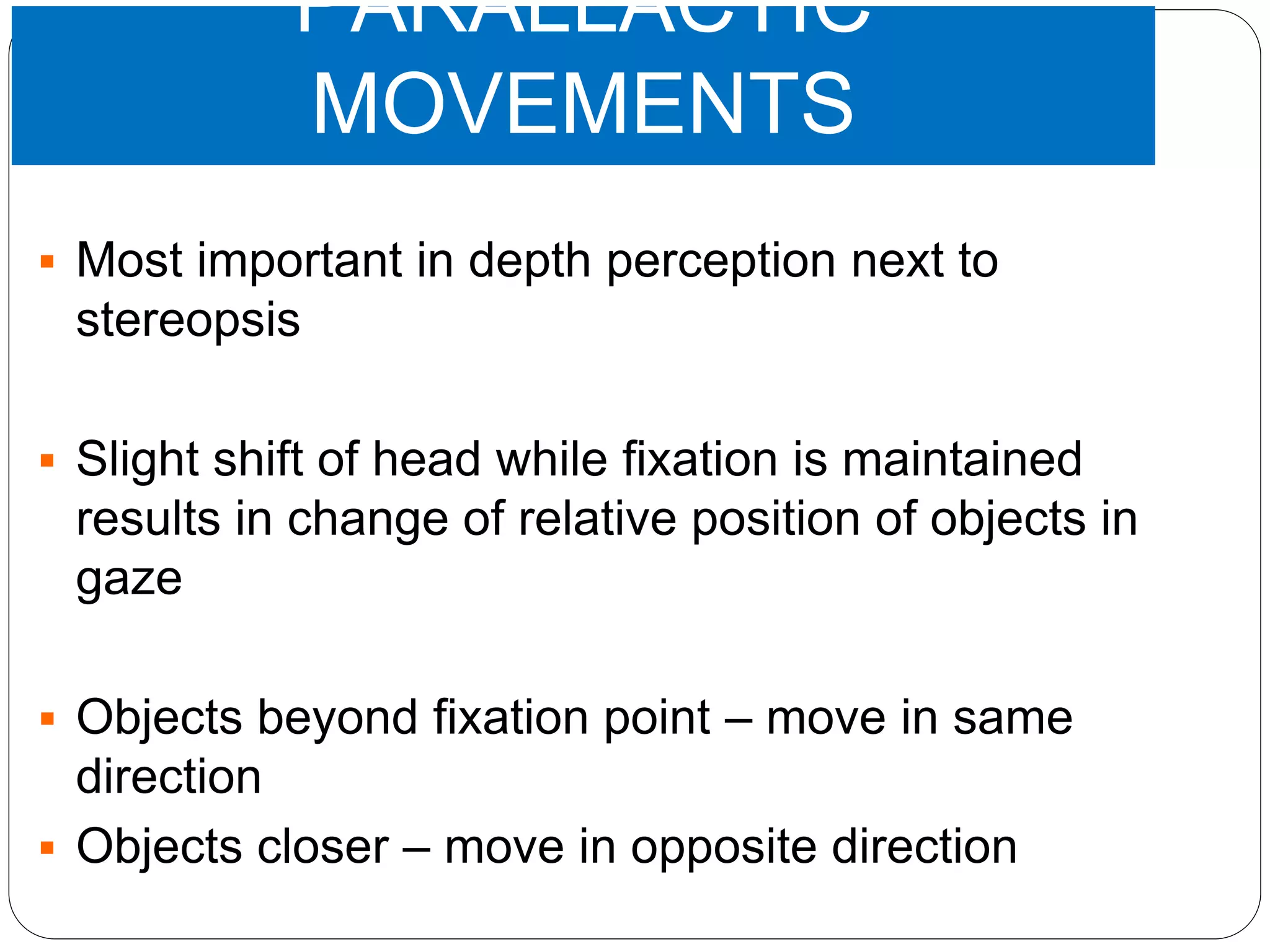 Binocular vision basics | PPTX
