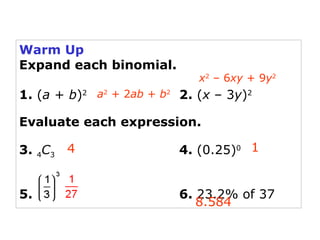 Binomial | PPT