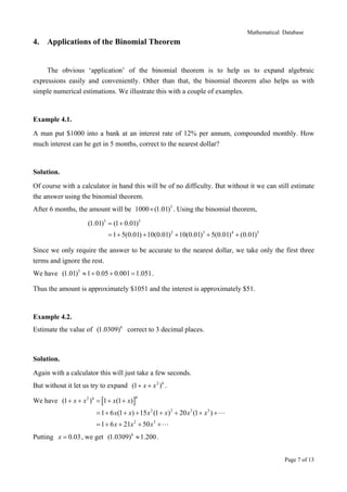 Binomial | PDF | Programming Languages | Computing