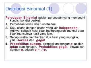 Statistika: Binomial | PPT