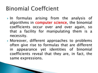 Binomial | PPT