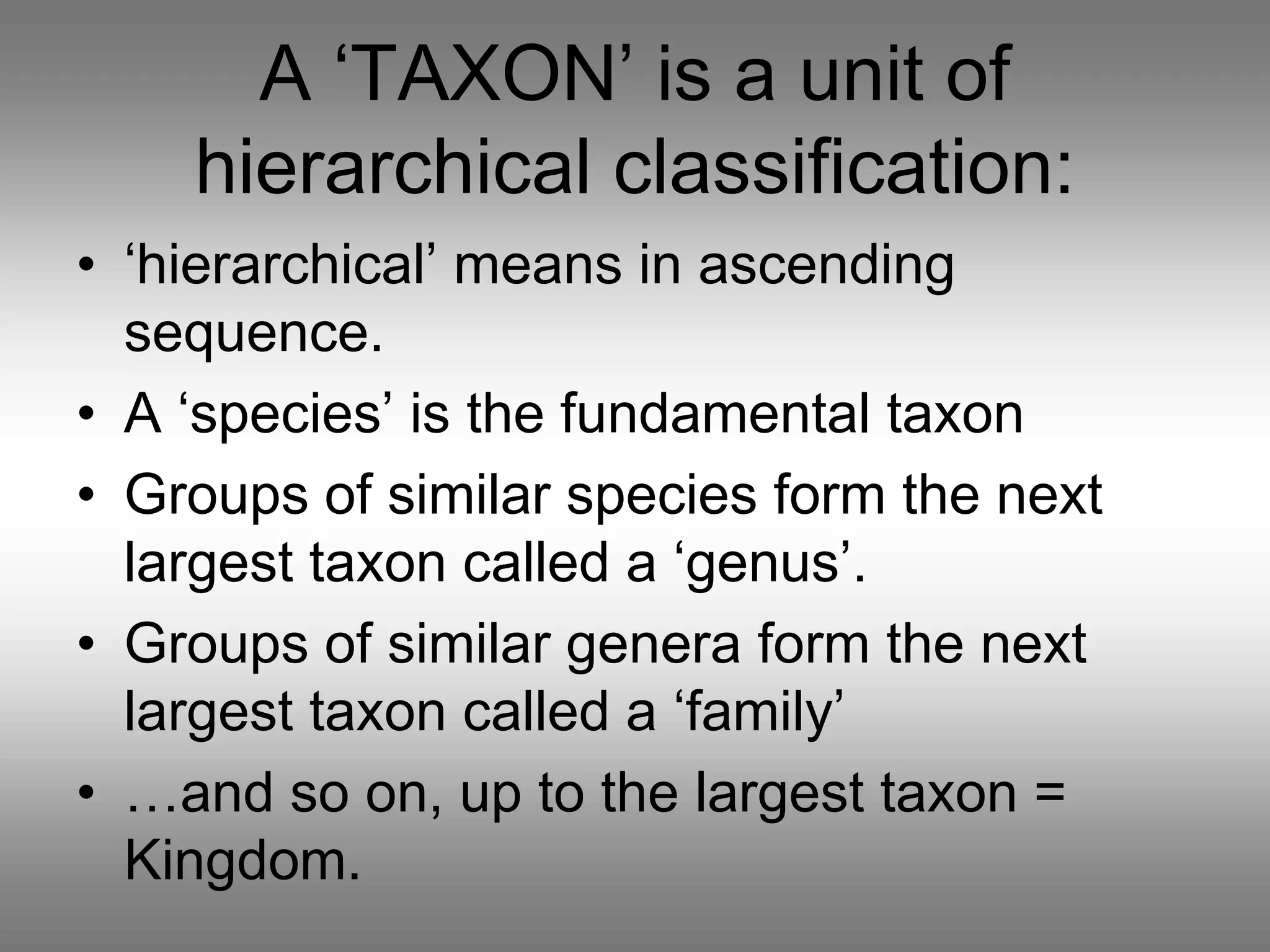 Binomial Classification of Animals and Taxonomy | PPT