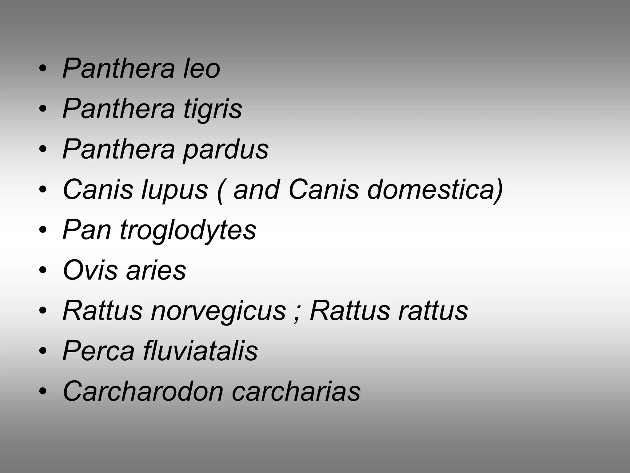 Binomial Classification of Animals and Taxonomy | PPT | Biological ...