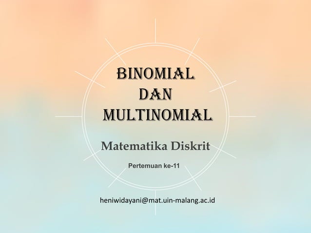 Binomial dan Multinomial | PDF