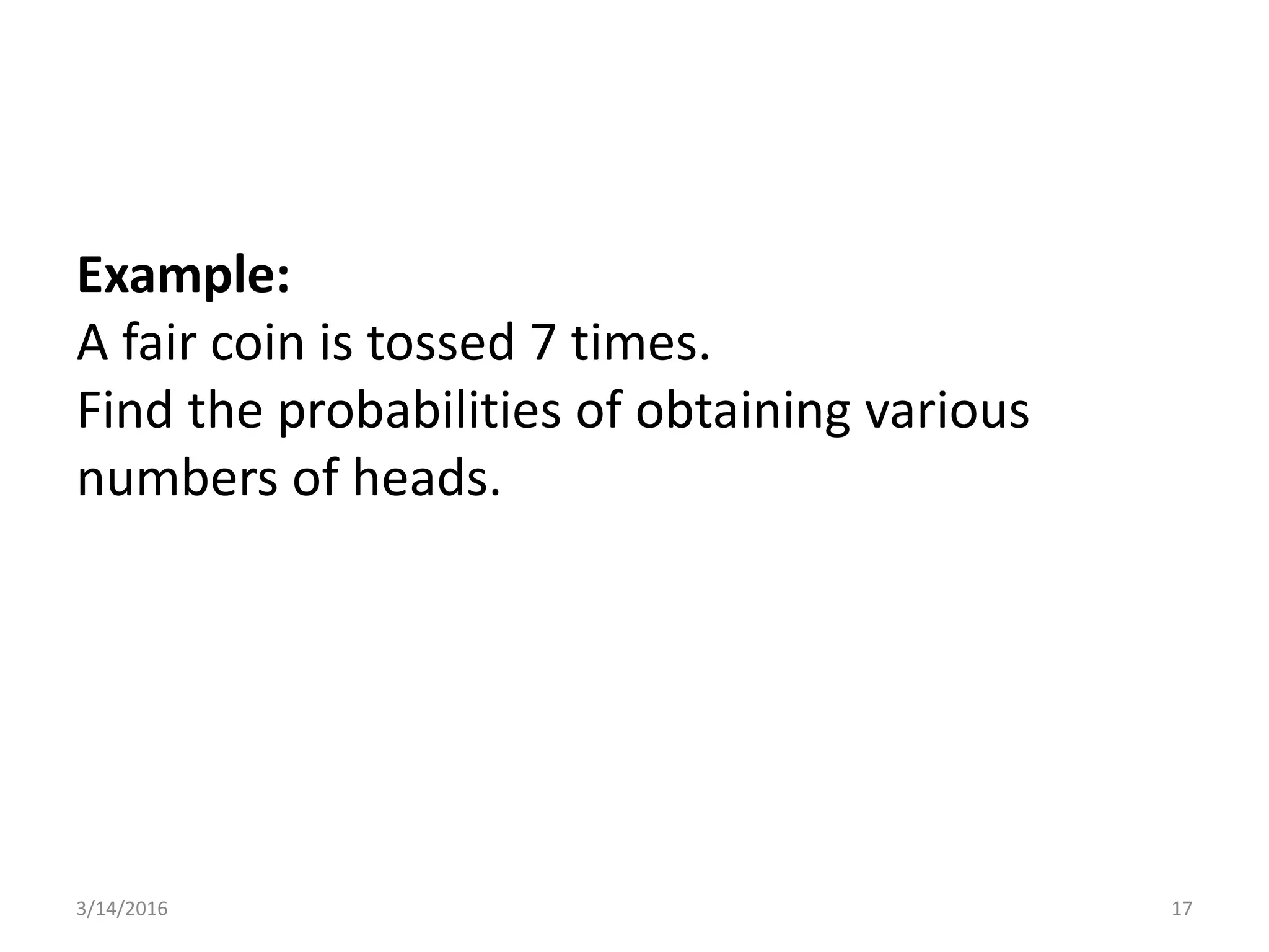 Binomial distribution | PPTX | Roleplaying Games | Games and Puzzles