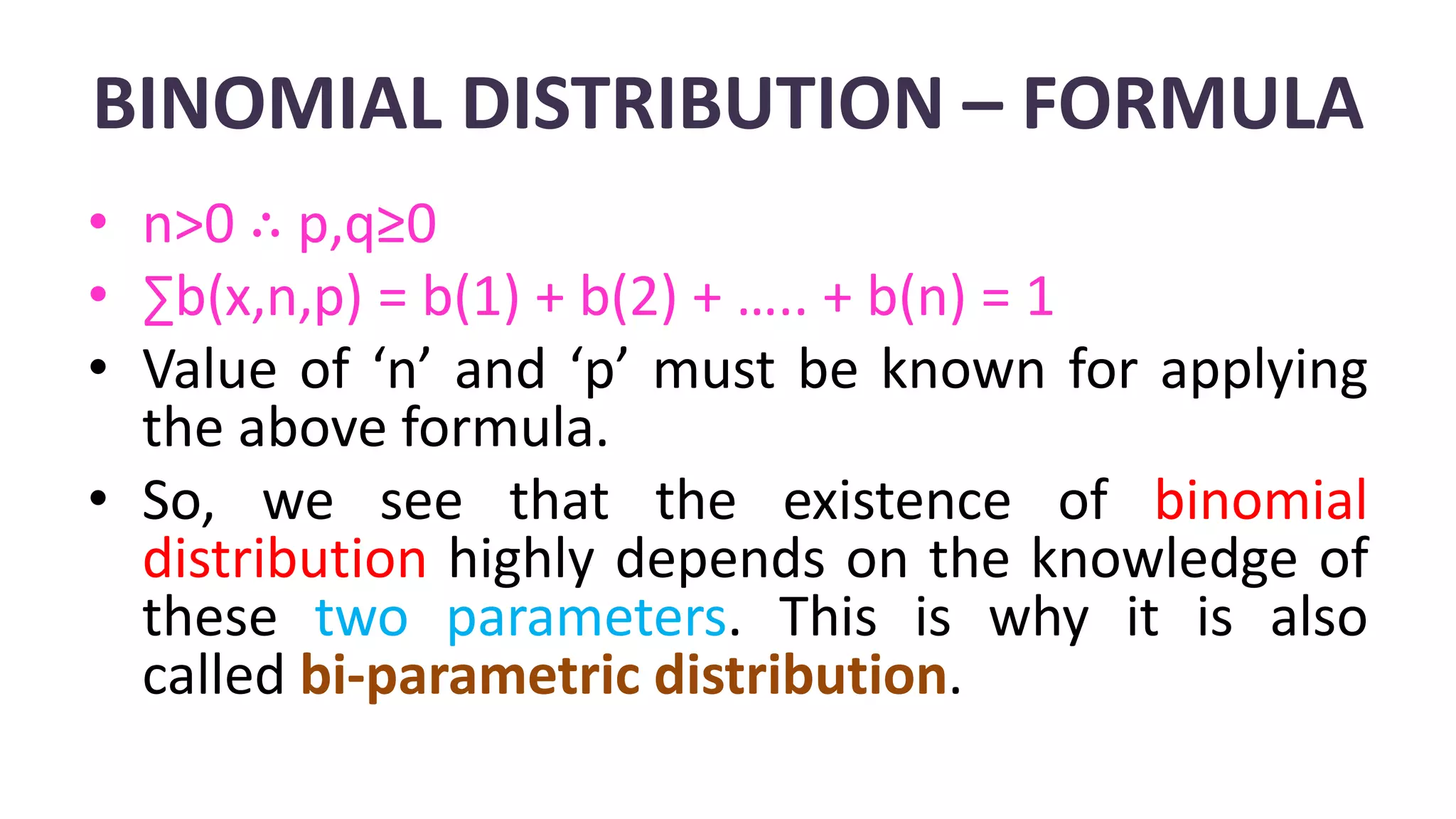 Binomial distribution | PPTX