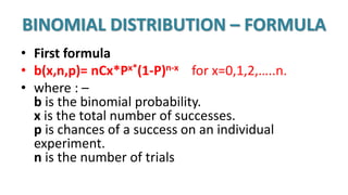 Binomial distribution | PPTX