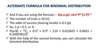 Binomial distribution | PPTX