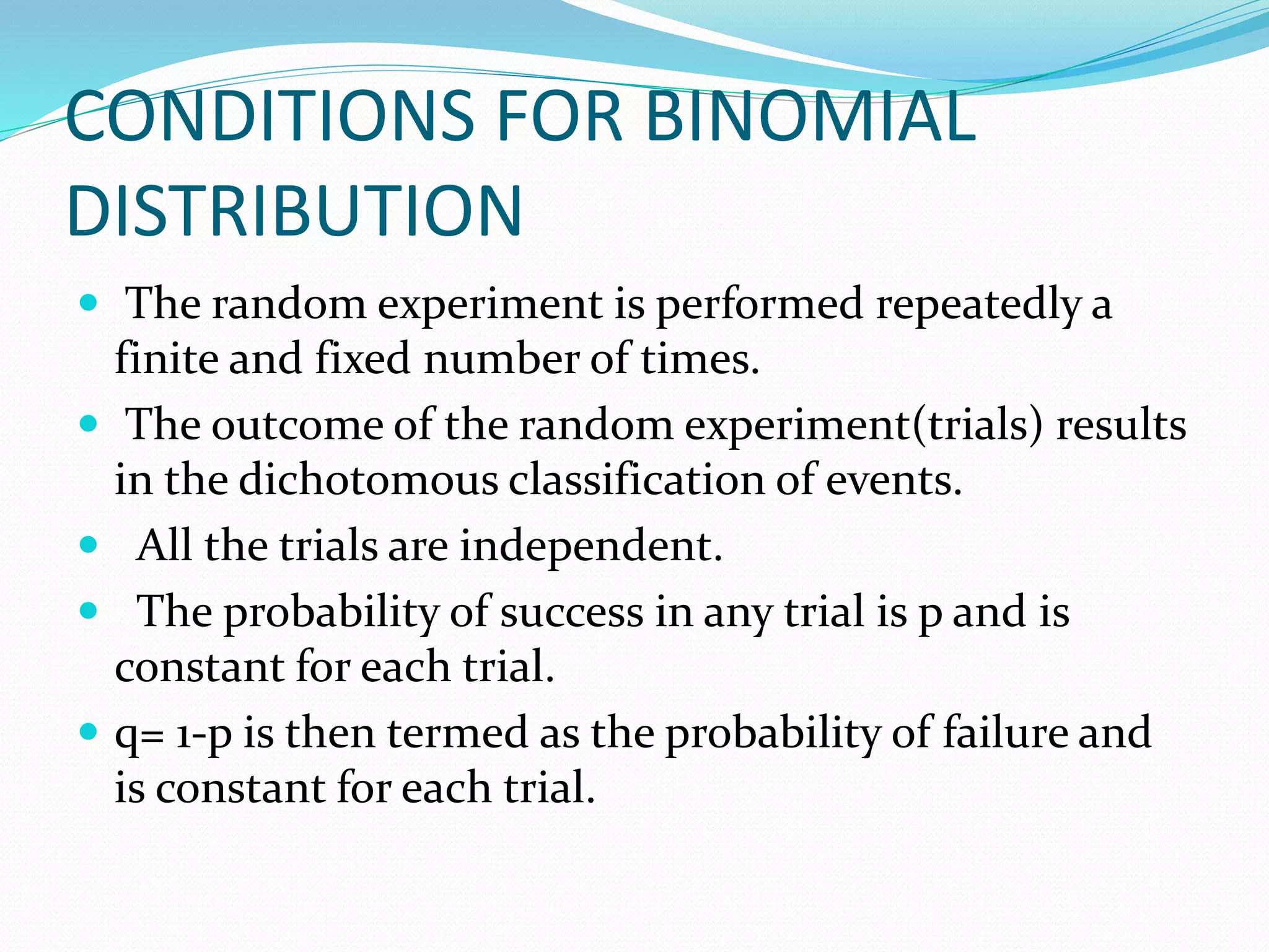 Binomial distribution | PPTX
