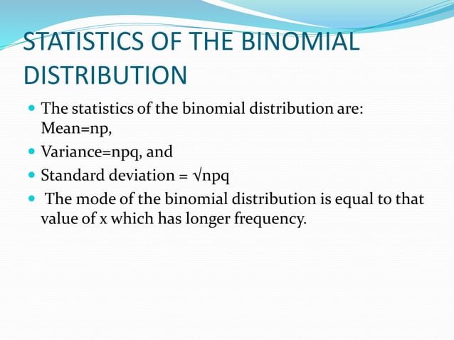 Binomial distribution | PPTX | Physics | Science
