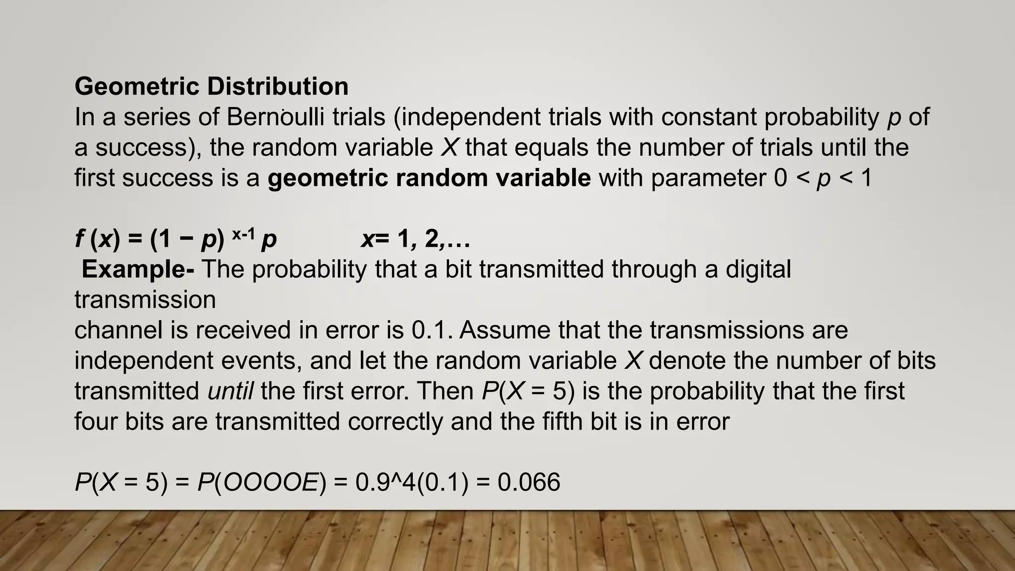 Binomial distribution | PPT