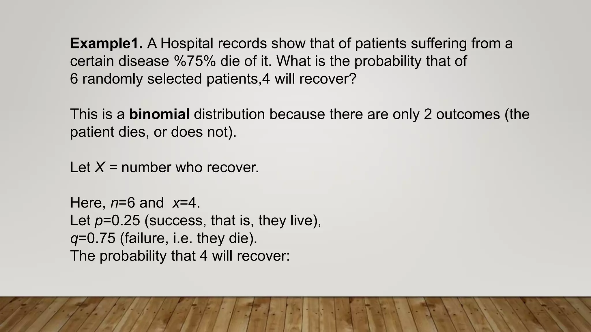 Binomial distribution | PPT