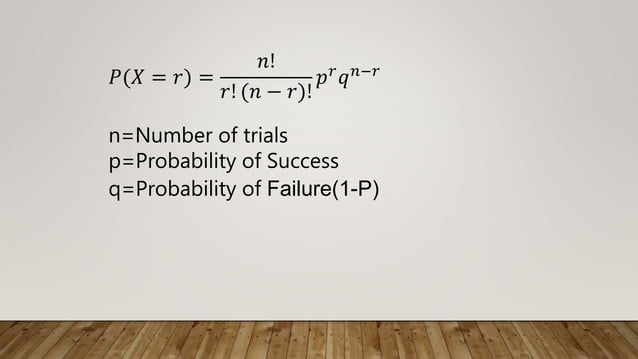 Binomial distribution | PPT