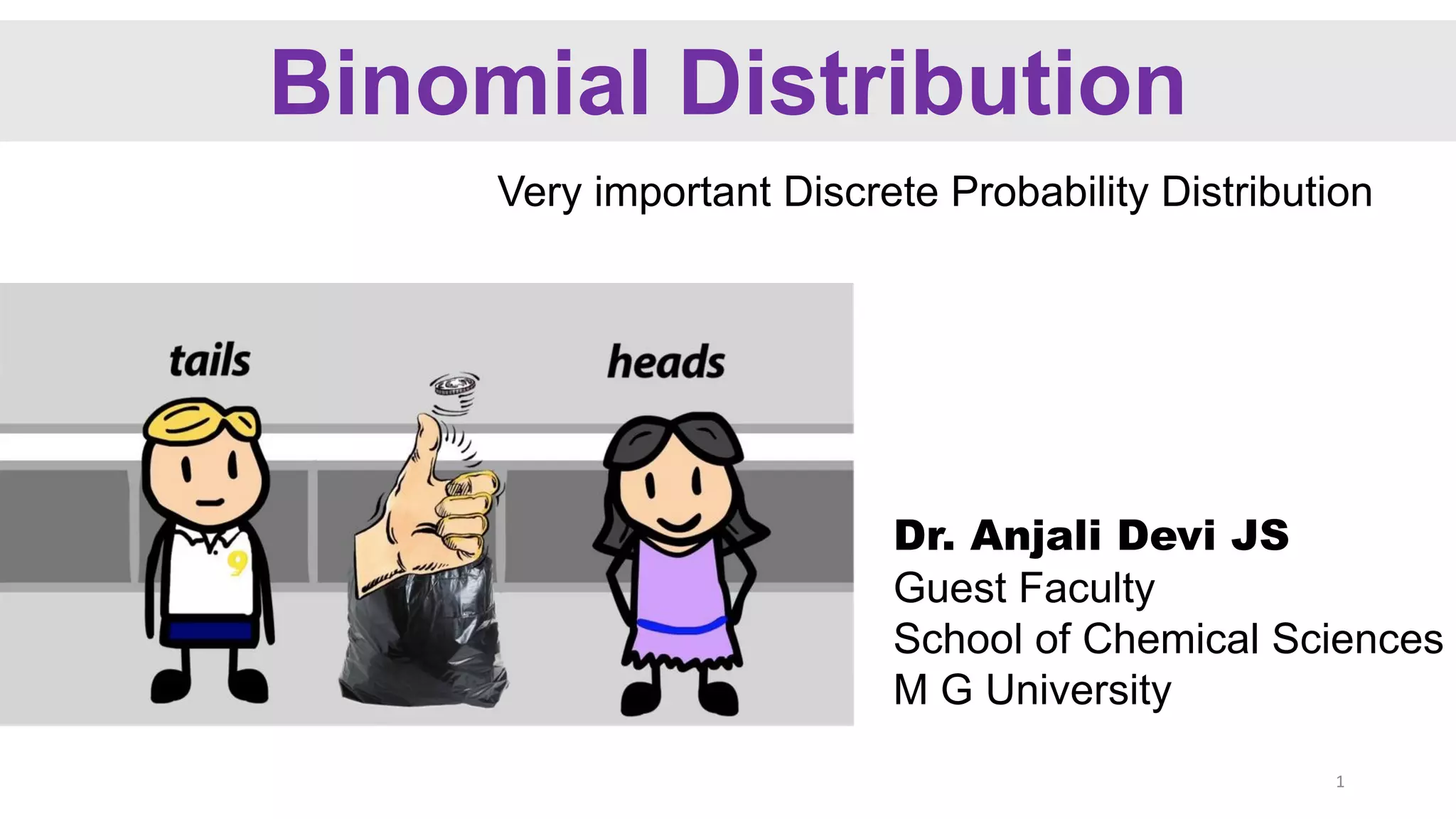 Binomial distribution | PPT